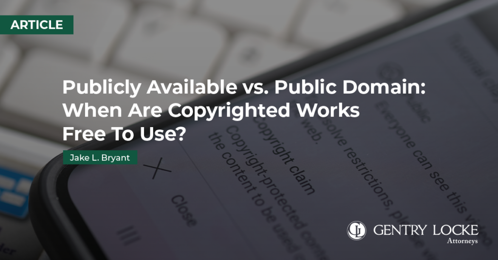 Publicly Available vs. Public Domain: When Are Copyrighted Works Free ...